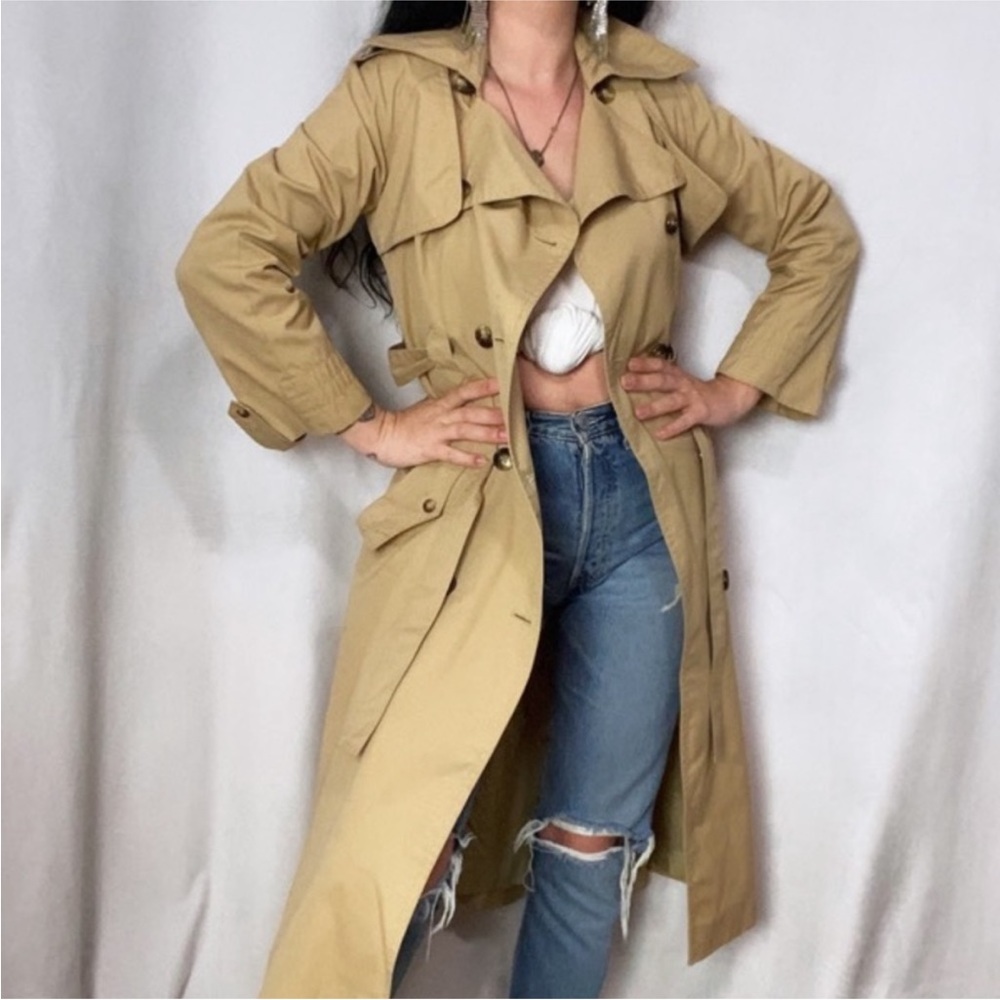 1960s Military Tan True Vintage Traditional Retro Ful… - Gem